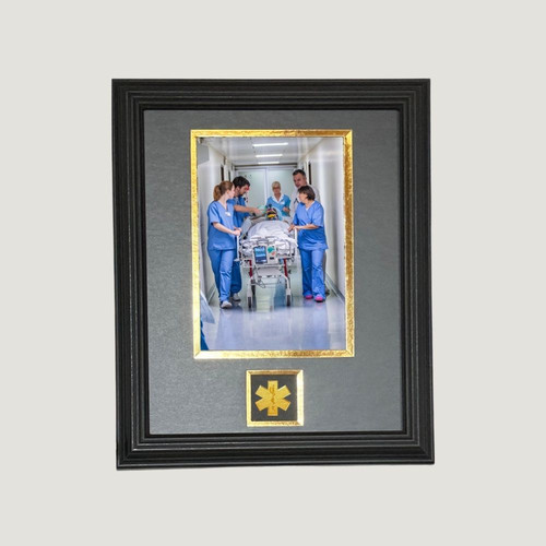 Excellence EMS Picture Frame, Contemporary Black for 5" x 7" Photo