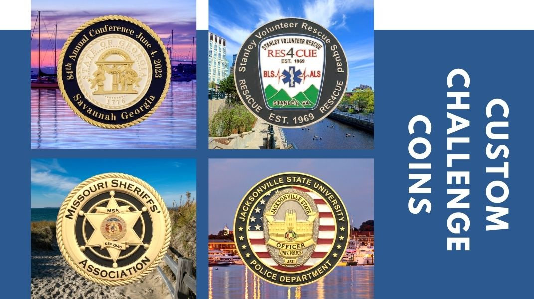 Custom Rhode Island Challenge Coins | RespondersPro