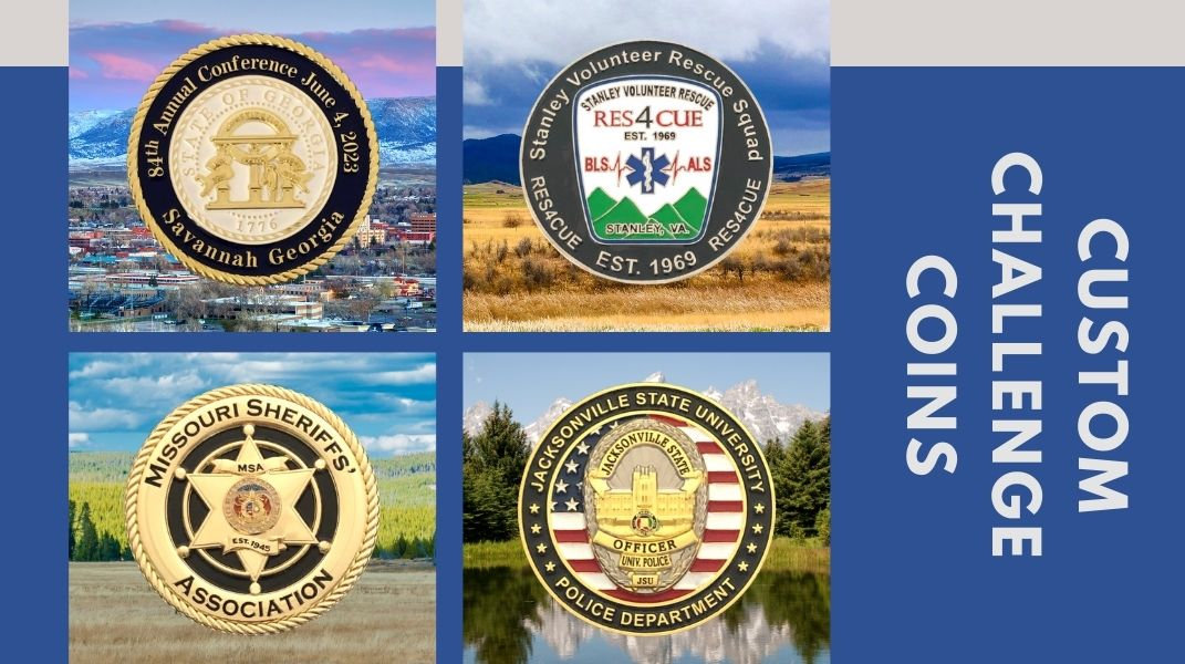Custom Wyoming Challenge Coins | RespondersPro