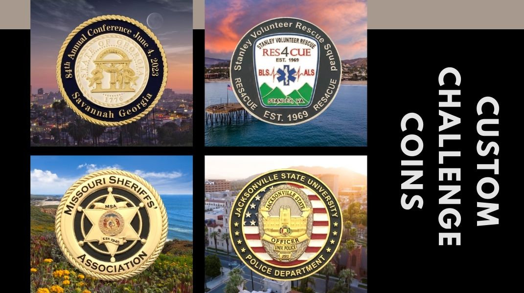 Custom California Challenge Coins | RespondersPro