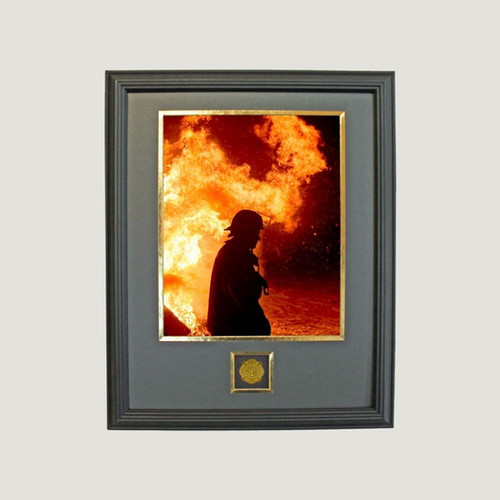Achievement Fire Rescue Picture Frame with Insignia by RespondersPro.ca