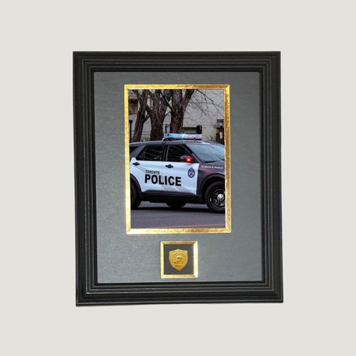 Stunning Police Picture with 3D Insignia | RespondersPro CANADA