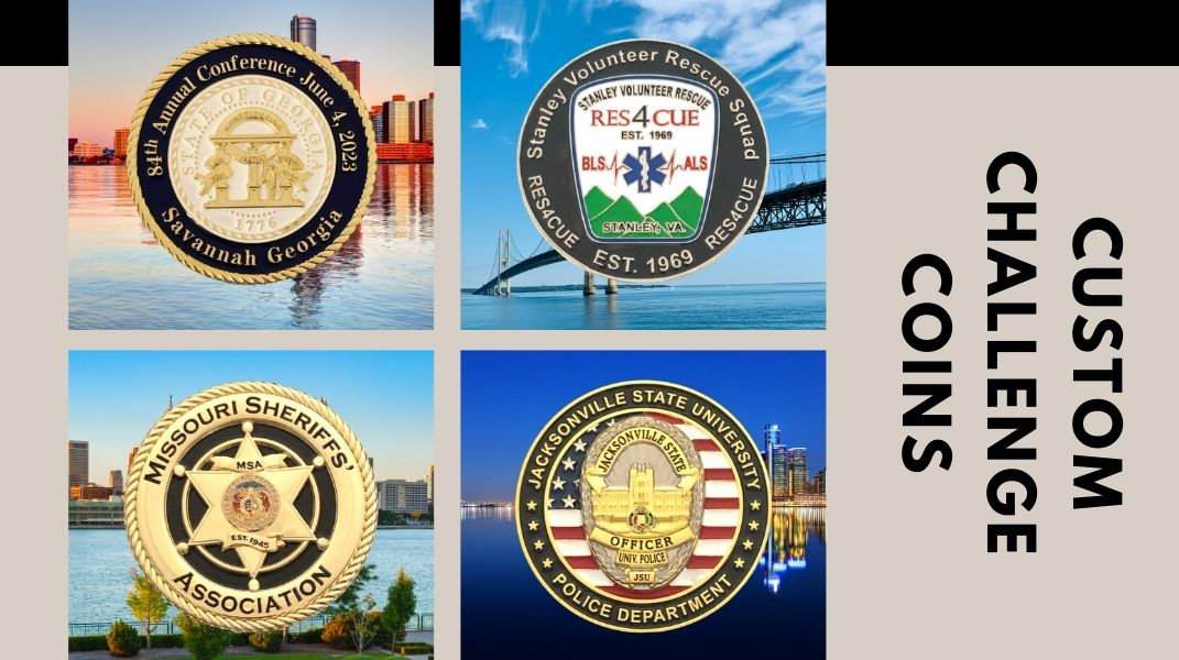 Custom Michigan Challenge Coins | RespondersPro