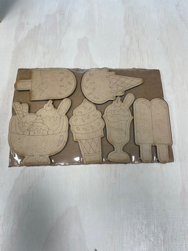 Woodcut ice cream set | The Painted Toad