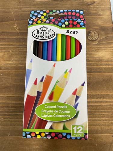 Royal Langnickel colored pencils 12 count | The Painted Toad