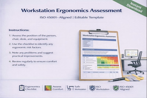 Workstation Ergonomics - ISO 45001 Aligned | Isopoint