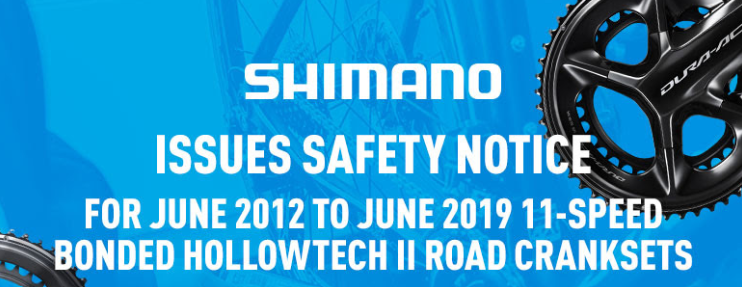 Shimano Safety Notice | Open Sky Cycles | England
