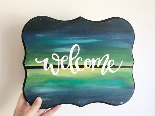 Sunset Welcome Sign | Kindness Calling