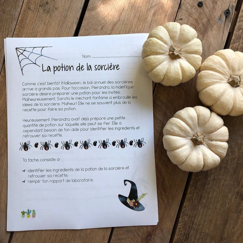 La potion scientifique de la sorcière