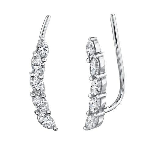 Marquise Ear Crawlers | Golden String Inc.