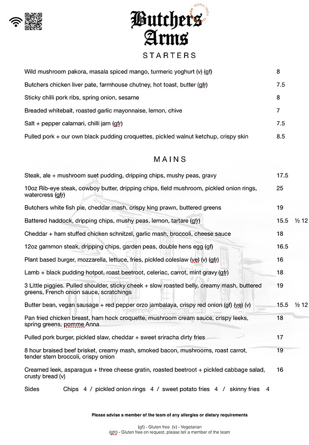 Gastro pub | The Butchers Arms | Crosby Ravensworth