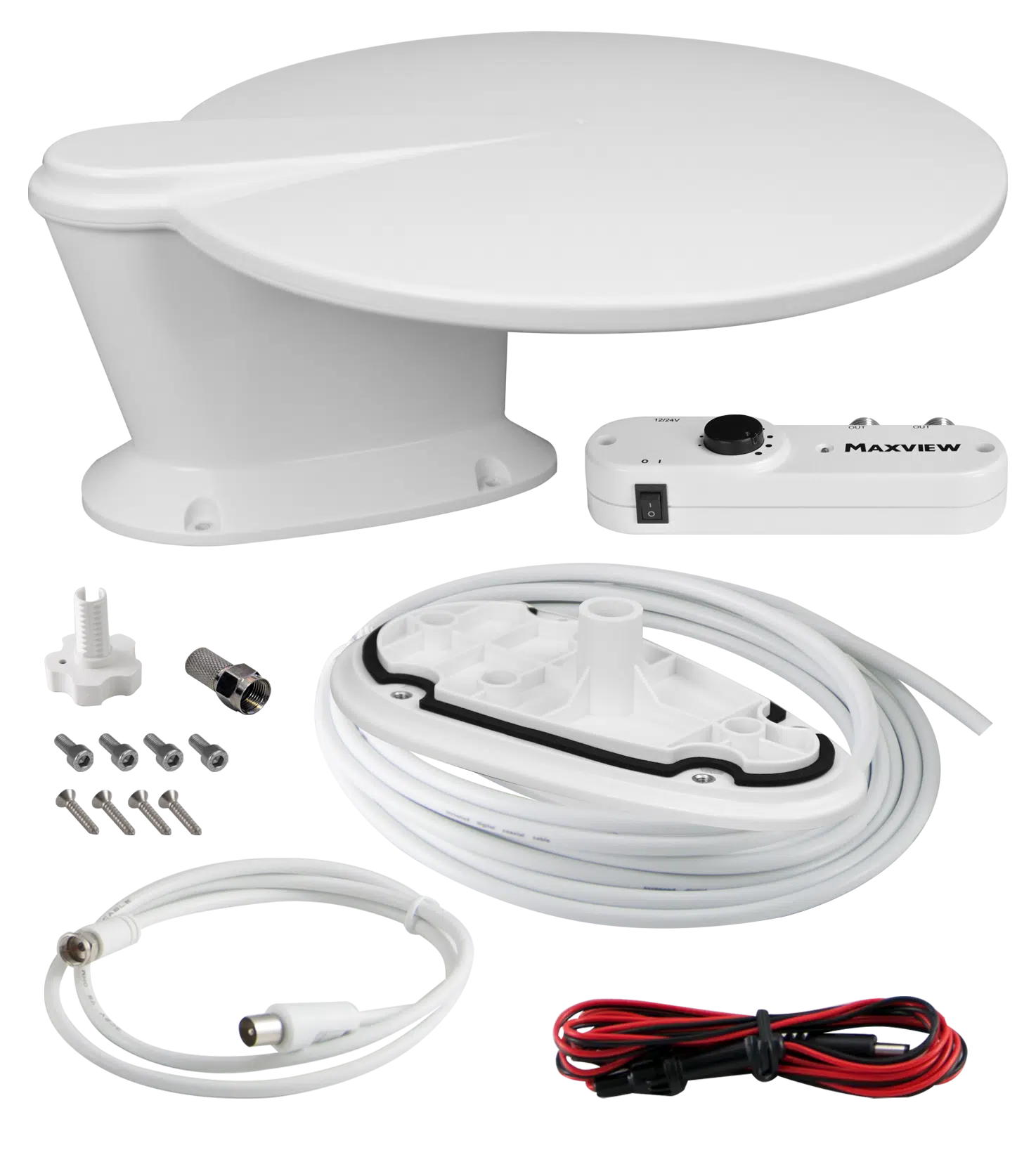 Maxview Gazelle Pro MK2 Mobile TV Aerial Grey Campervan Motorhome Boat ...