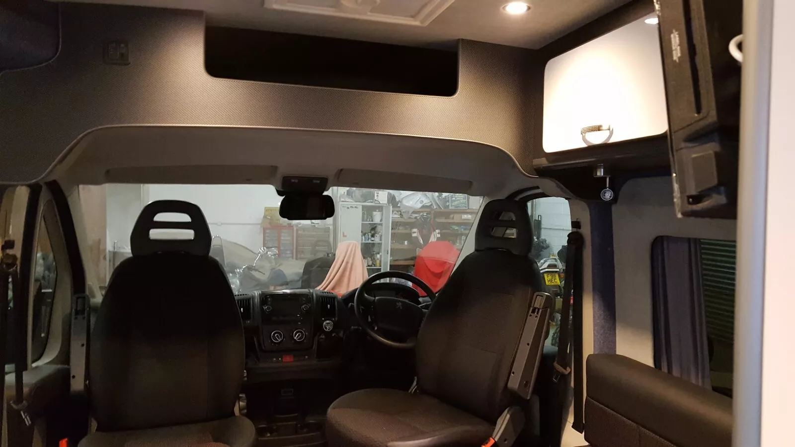 Cab Overhead storage shelf Bulkhead Pillar Fiat Citroen Peugeot ...