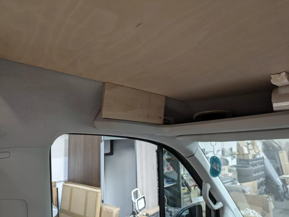 Cab Overhead storage shelf MAN TGE VW Crafter 2017 Onwards | Road Trippin
