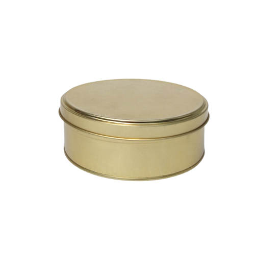Gold Quart Size Tin Can 6x2 (20pcs per pack) | TiktilaokPackaging