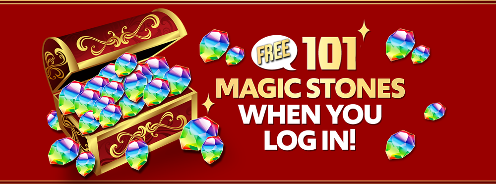 101 Magic Stones When You Log In!