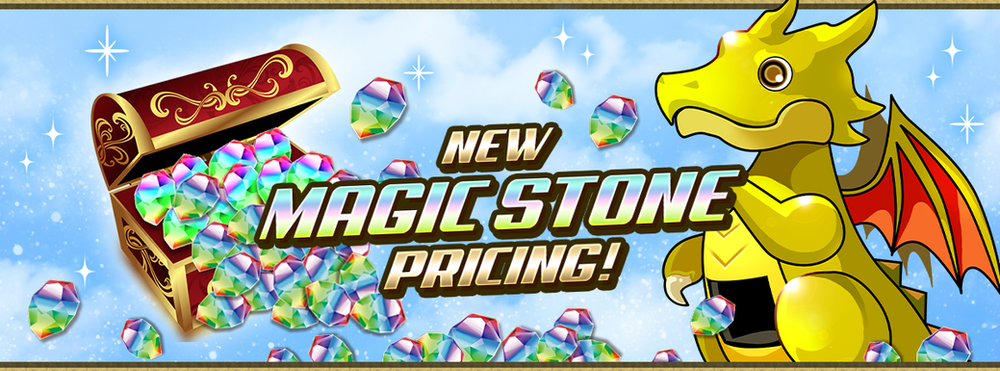 New Magic Stone Pricing!