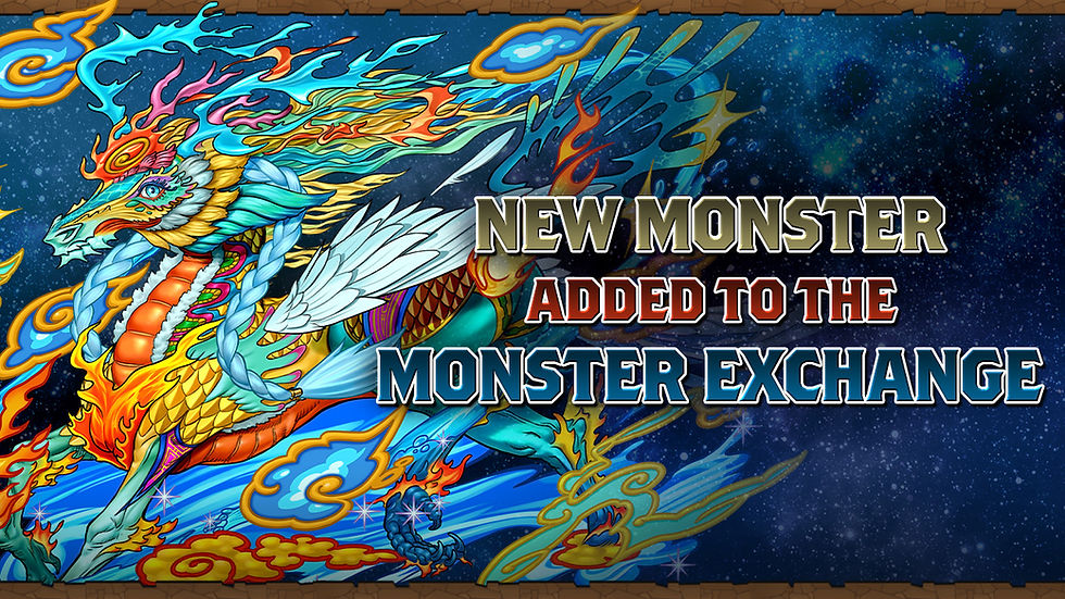 New Monster Added to the Monster Exchange!