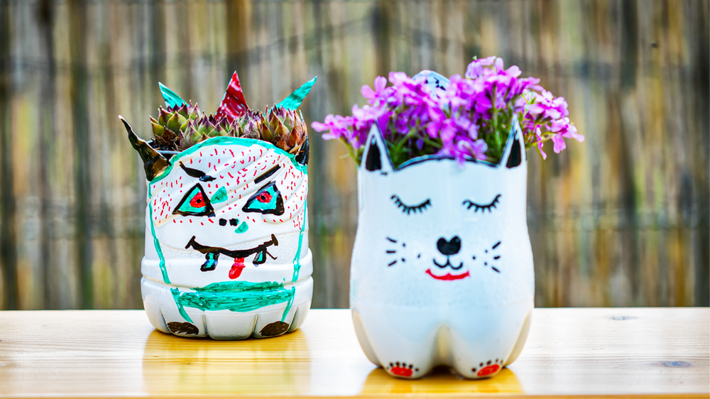 Build a Planter with Recycled Materials!