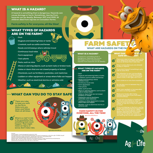 Farm Safety Poster and Fact Sheet Kit - What is a Hazard? | Agriculture ...