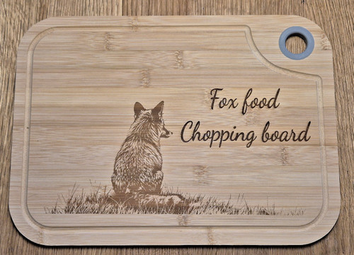 Fox Food Chopping board Three sizes to choose from | PersonalisedGiftShop