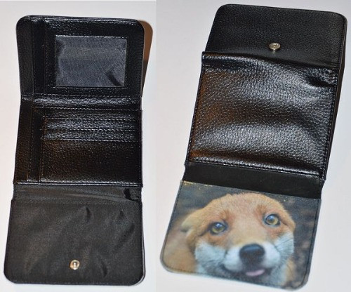 Fox Wallet | Men's New Pudding The Red Fox, Faux Leather Wallet Foxes ...