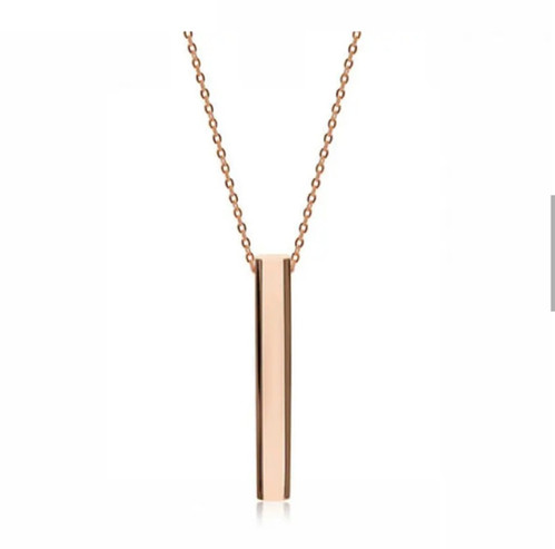 Rose Gold 3D Vertical Bar | Cedar Creek Creation