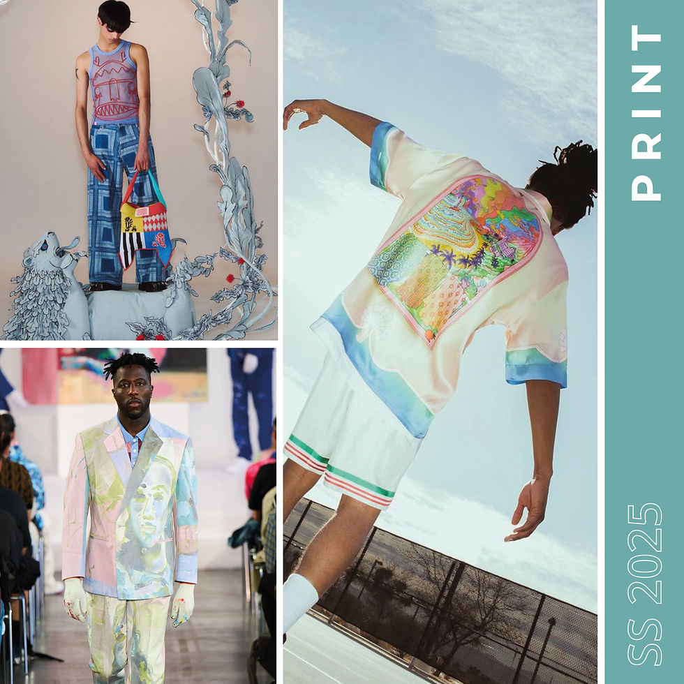 The Spring Summer 2025 print and pattern trends for men that will be in ...