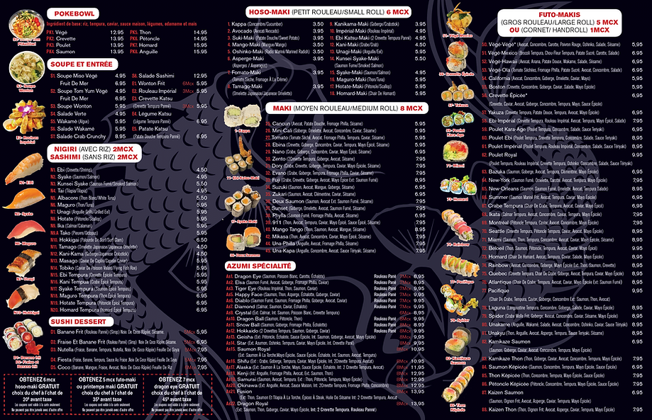 Menu Full | Azumi Sushi