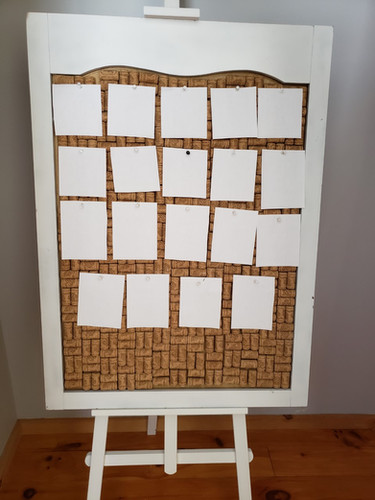 Item #: SC-28 Wine Cork Seating Chart | Grant Your Wish