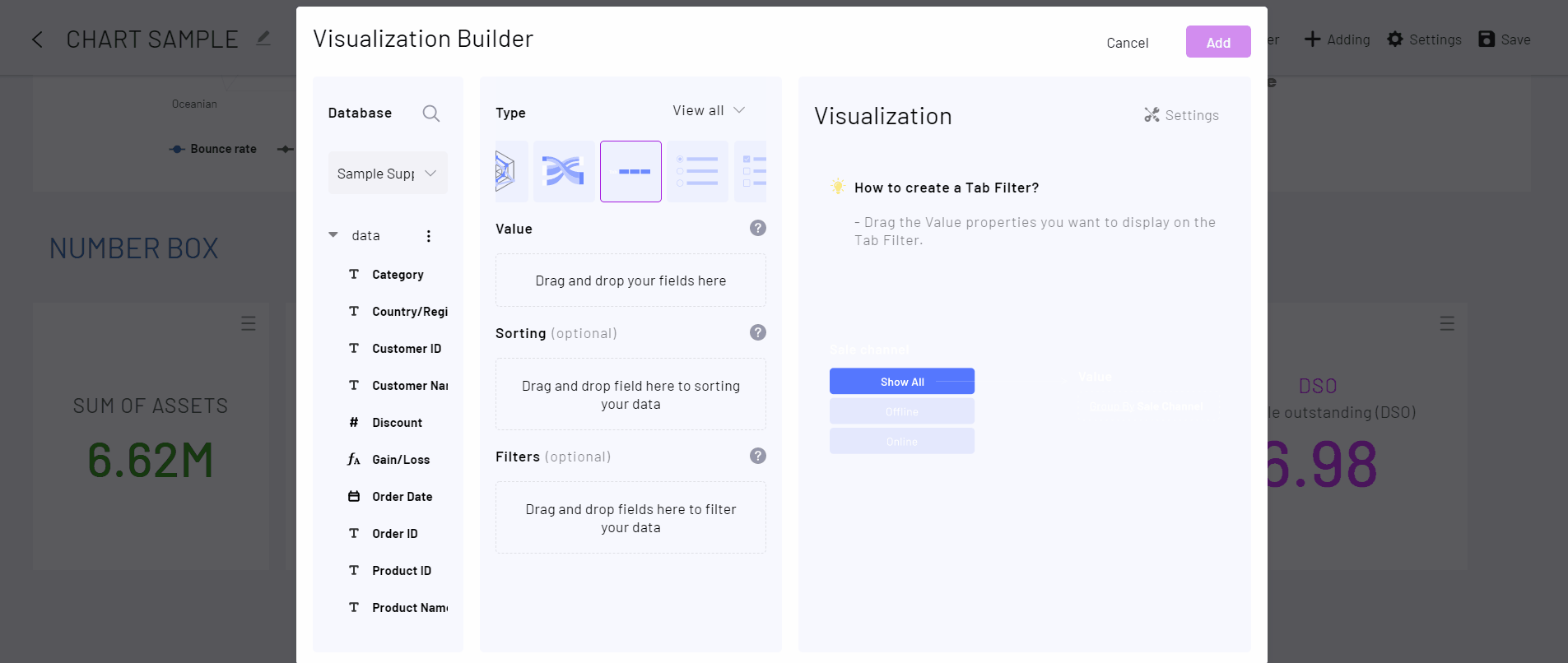 Filter In DataInsider