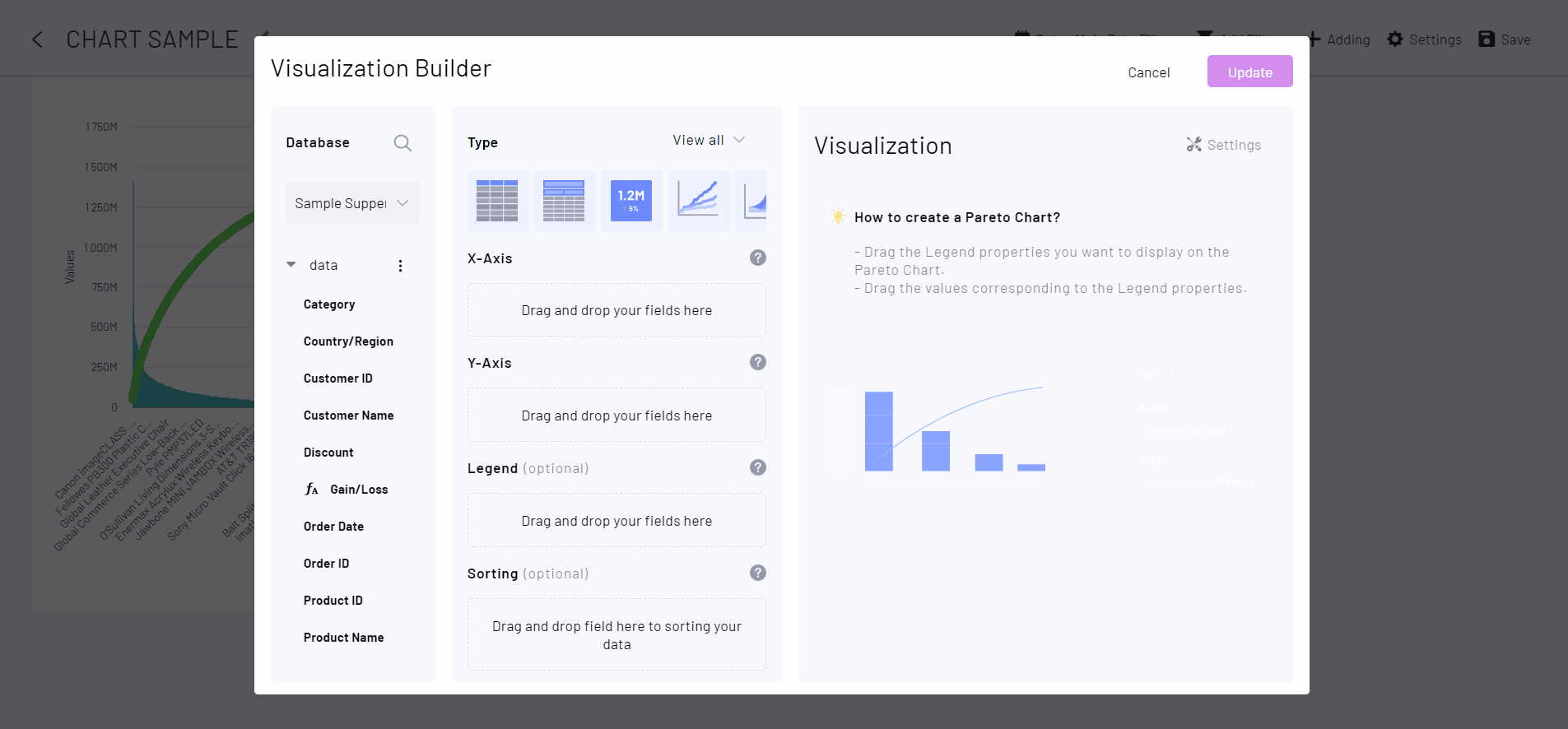 Pareto Chart In DataInsider