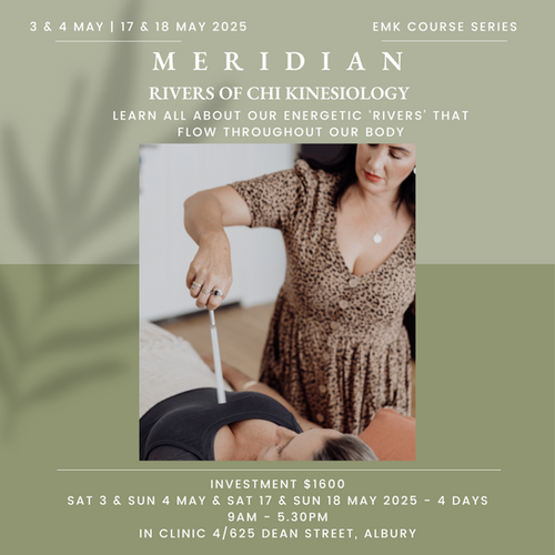MERIDIAN RIVERS OF CHI KINESIOLOGY | The Happy Life