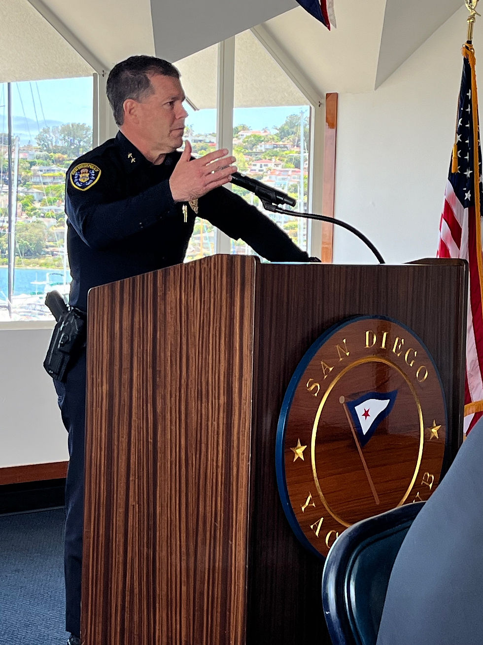 Scott Wahl Luncheon - our new Chief of Police is the right man for the job!