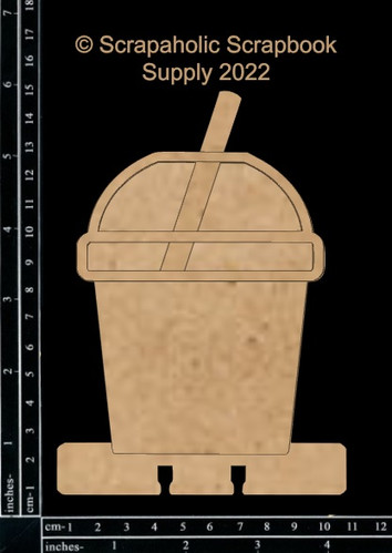 Iced Coffee Chipboard Memory Dex Card | CSCS