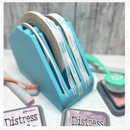 Light Blue Tear Tape Dispenser + Adapter Bundle | CSCS