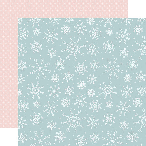 Winter Scenery Snowflakes Cardstock | CSCS