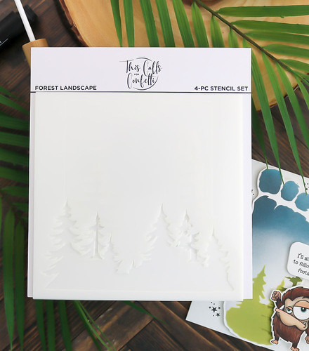 Forest Landscape Stencil Set | CSCS