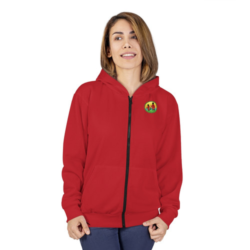 First Nations artist Kait Matthews Unisex Zip Hoodie | kait