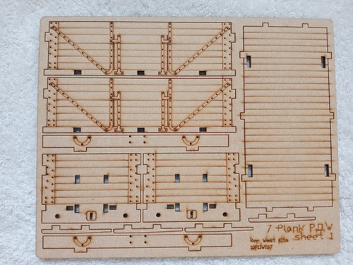 7 plank open wagon | Mel's Models