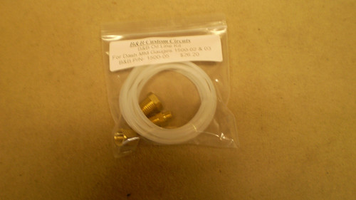 1500-05 B&B Oil Line Kit For In Dash Mechanical Oil Pressure Gauges ...
