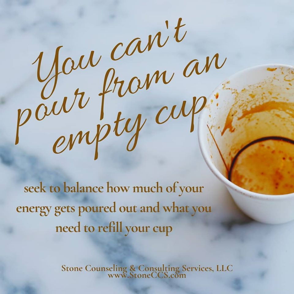 You Can't Pour from an Empty Cup