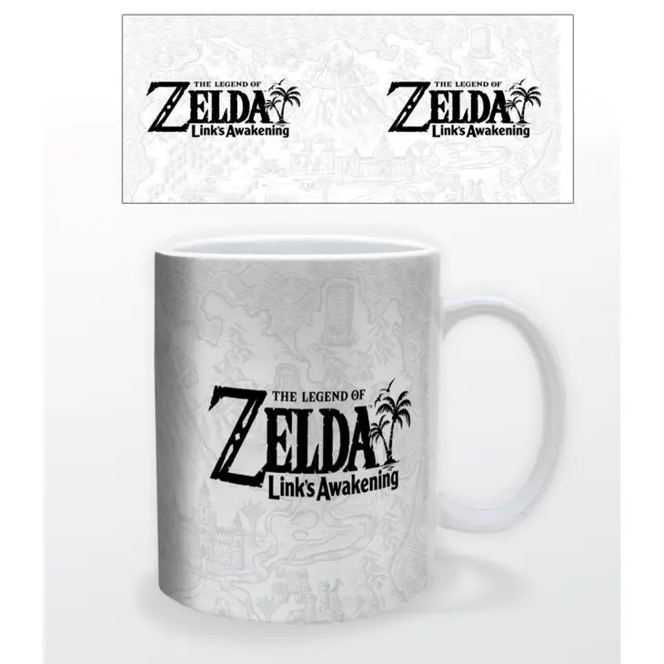 Legend of Zelda-LA-Link's Awakening Hyrule Map Mug | The Mrs. Claus Co.