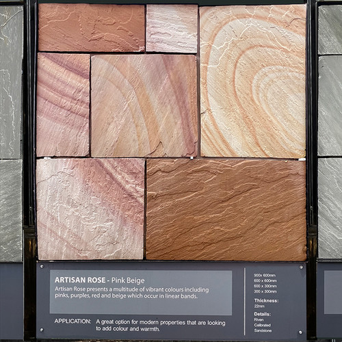 Artisan Rose Paving - Patio Pack | wellstonedleeds
