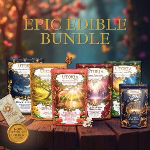 Epic Edible Bundle: 5 Gummy Flavors & Salted Caramel | Utokia Herb Co