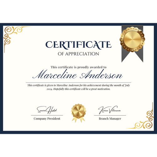 Electronic Certificate | WYTEA