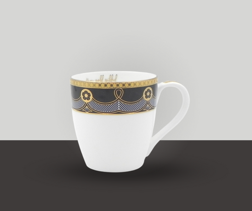 gold design coffee mug | coffee mug | mudrikaceramics