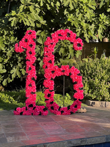 Sweet 16 letters - rental | Floral Passion
