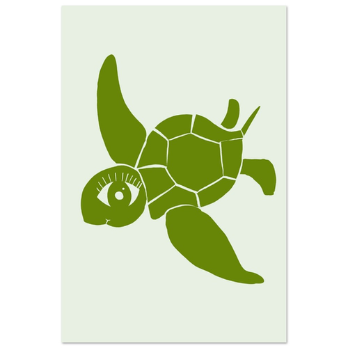Stanley the Turtle - Art print | website