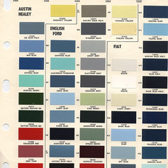 Colors and Codes | Fiat 600 Multipla Registry